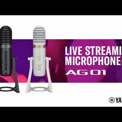 Yamaha AG01 Streaming Loopback Audio USB Microphone | Reverb