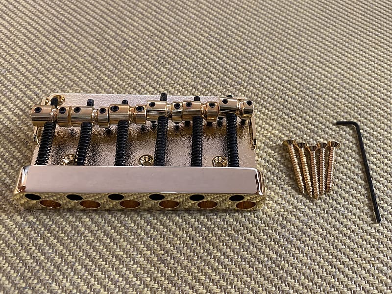Gold 6-String Heavy Duty Bass Bridge Screws & Wrench * | Reverb España