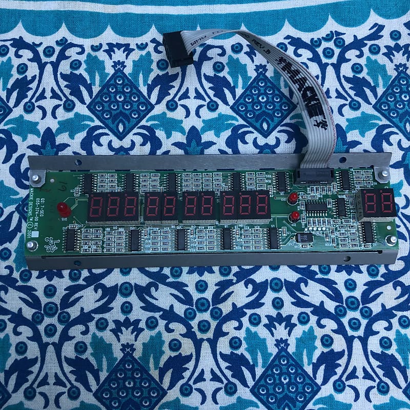 Mackie MCU PRO - Right side LCD Timer Assembly - Works | Reverb