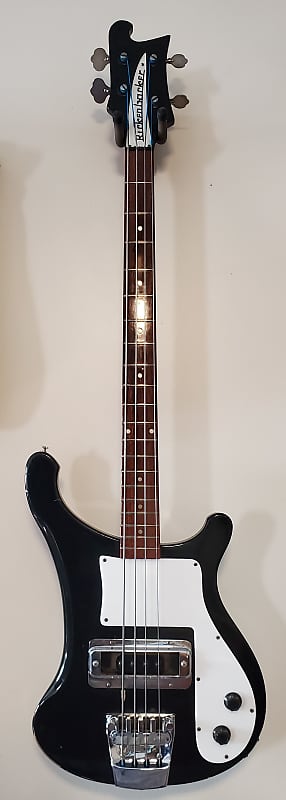 1975 Rickenbacker 4000 Bass in Black w/Original Case (Players | Reverb