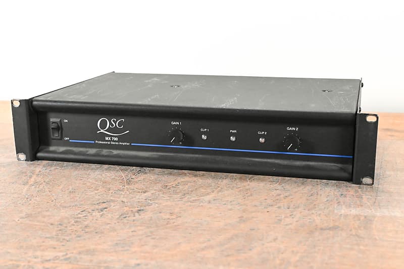 QSC MX 700 2-Channel Power Amplifier CG01FM3 | Reverb