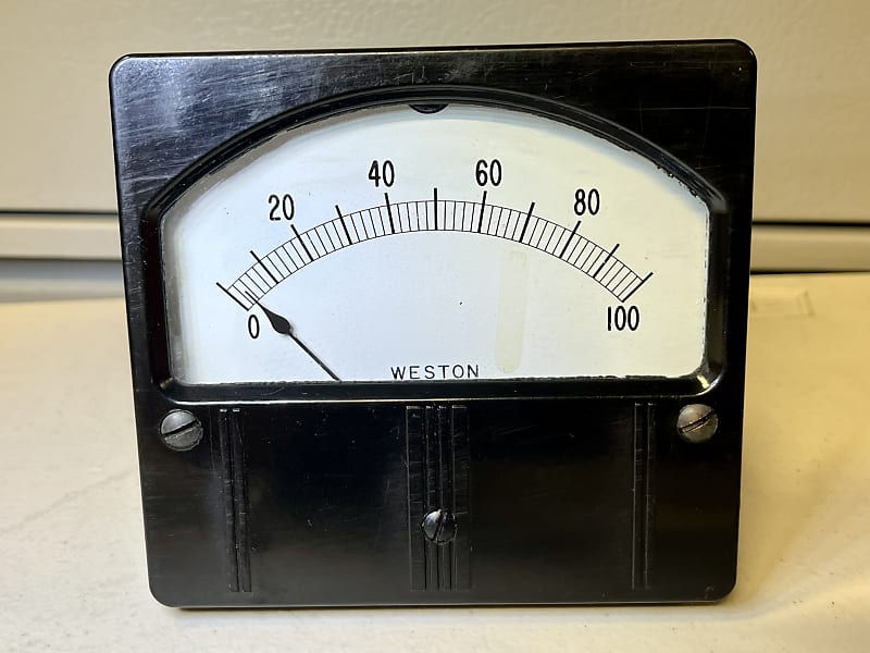 1950s Weston 961-58 Panel Meter | Reverb