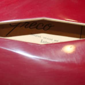 Greco 975 - "Shrike" 12 String Electric Guitar Red | Reverb