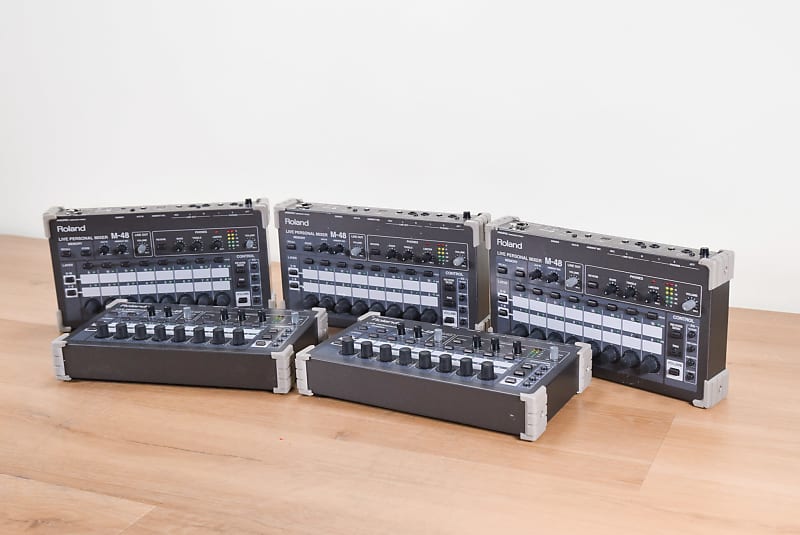 Roland M-48 Personal Monitor Mixer (Pack of 5) (church owned) | Reverb