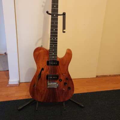 Warmoth Thinline Telecaster w/ Lollar P90s, LR Baggs Piezo | Reverb