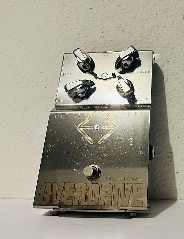 Rare Eleven Electrix Overdrive Chrome Guitar Effects Pedal | Reverb