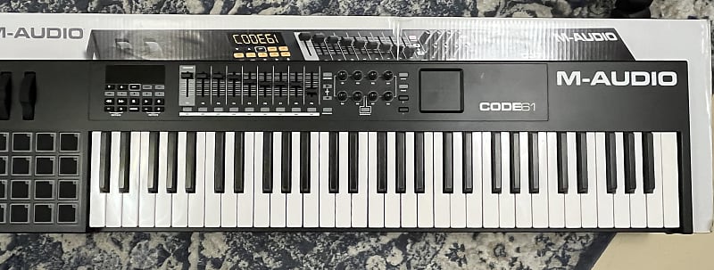 M-Audio Code 61 USB MIDI Keyboard Controller 2010s - Black | Reverb