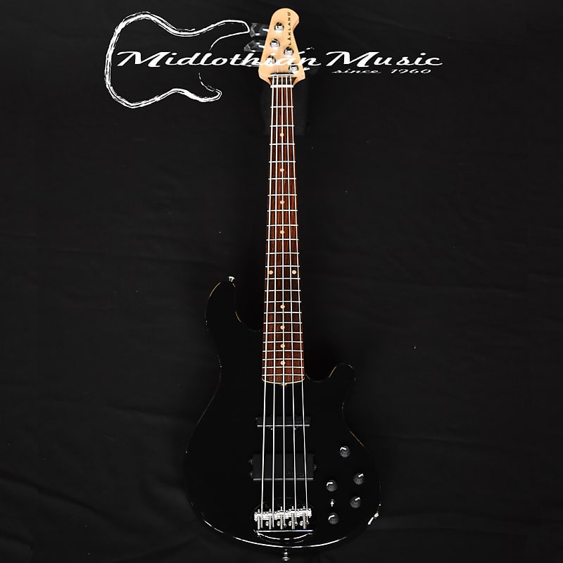 Lakland USA Series 55-94 - 5-String Bass Guitar - Black Gloss | Reverb