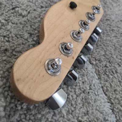 Tele/ telecaster style Neck, binding,block inlays,fender | Reverb