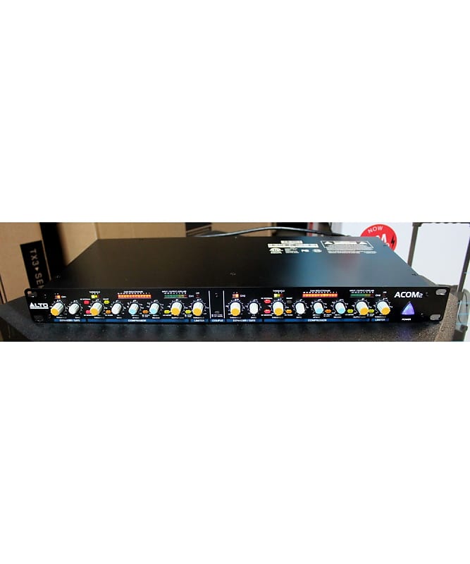 Alto Professional ACOM2 2-Channel Compressor / Limiter / Gate | Reverb