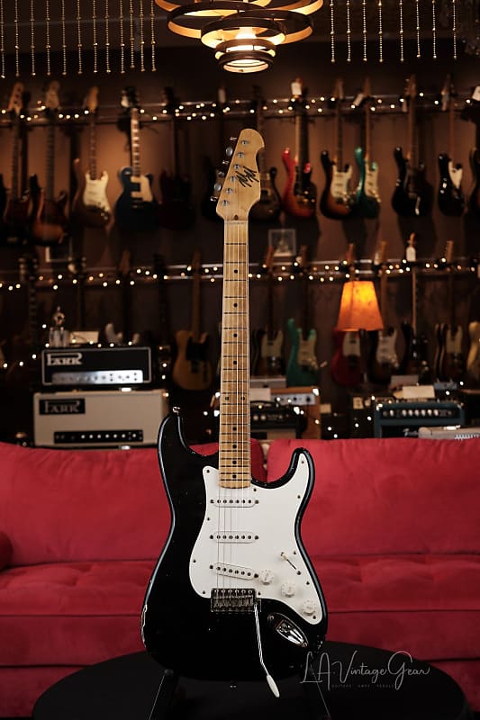 Mario Martin "Model S" Electric Guitar - Relic'd Black Finish | Reverb