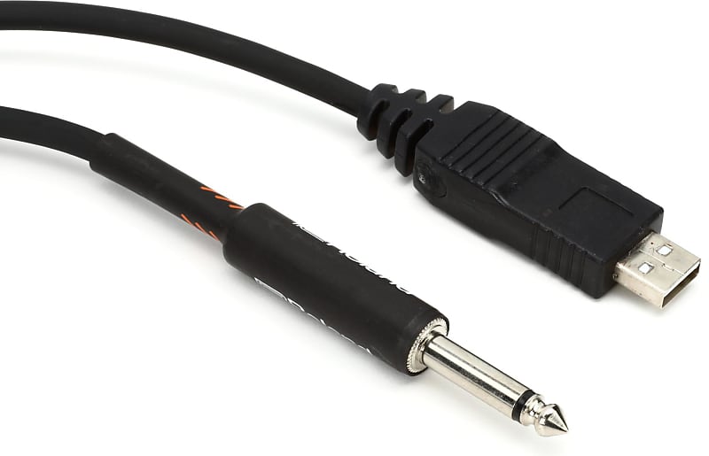 Roland RCC-10-US14 Black Series 1/4 inch TS Male to USB Cable | Reverb
