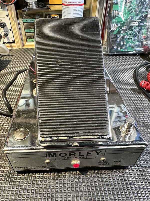 Vintage Morley Tel-Ray PWO Power Wah Pedal ~ Chrome ~ Optical | Reverb