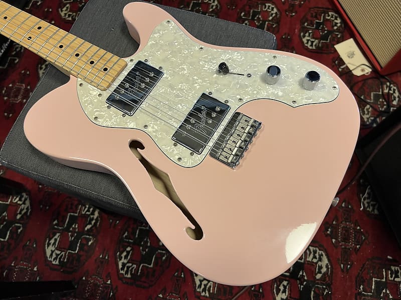 Fender 70s Thinline FSR 2001 Shell Pink (Similar to Vintera) | Reverb