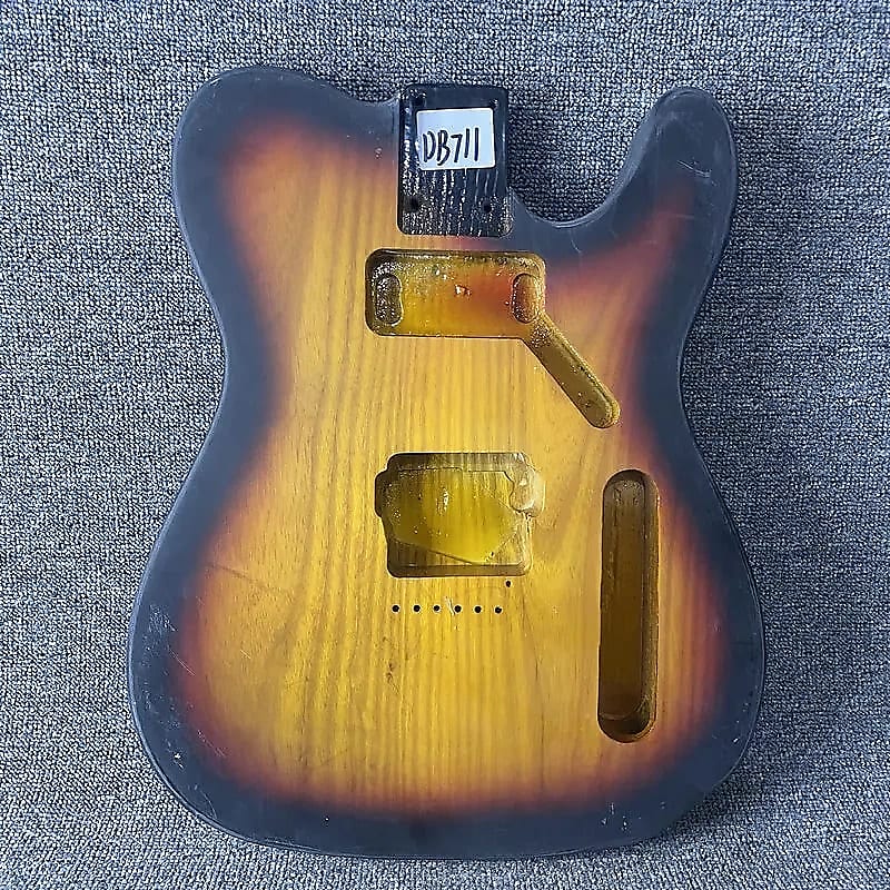 Ash Wood Tobacco Burst Telecaster Tele Style Guitar | Reverb Canada