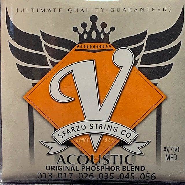 Sfarzo V-Strings Phosphor Acoustic Quad Pack - V750 Custom | Reverb