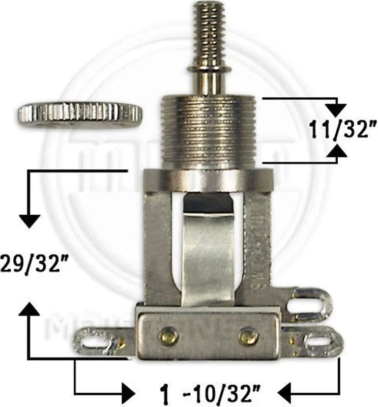 Switchcraft Short Straight Type 3-Way Toggle Switch | Reverb
