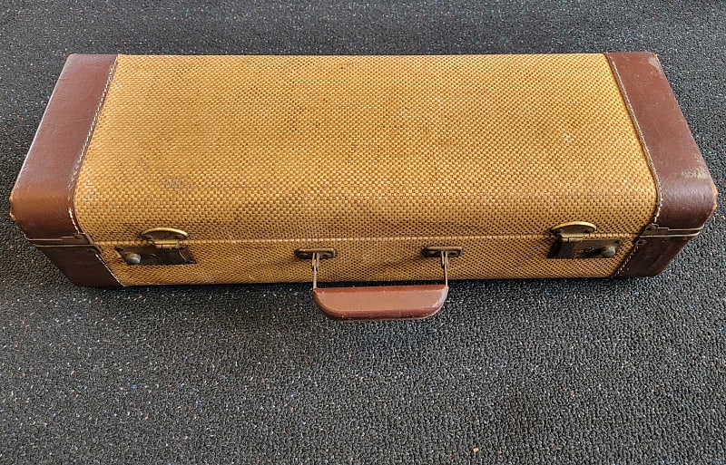Used/Vintage Trumpet Case 1950's Lacquered Tweed | Reverb