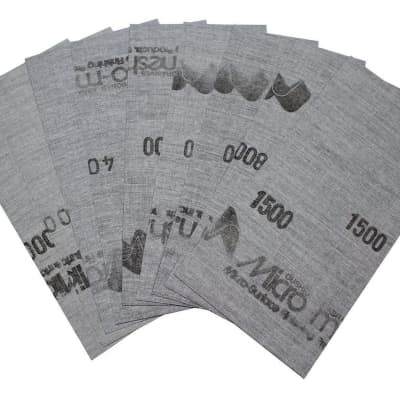 Micro-Mesh 3" x 6" Sheet Variety Pack w/ foam sanding block | Reverb