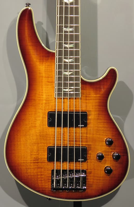 Schecter Omen Extreme-5 2021 Vintage Sunburst | Reverb