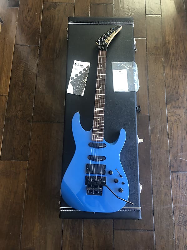 Kramer Pacer Custom 2 II 1989 Flip Flop Blue | Reverb