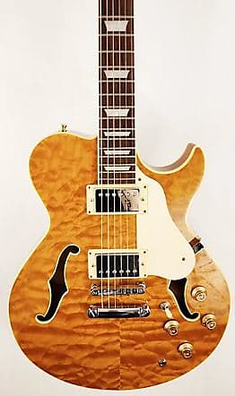 Samick Greg Bennett RL3 Amber with Case | Reverb