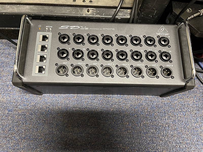 Behringer SD16 16 Channel Stage Box Mixer 2017 Black And Grey | Reverb