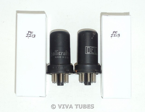 NOS Matched Pair RCA USA 6SA7 Metal Rattle Vacuum Tubes 100+% | Reverb