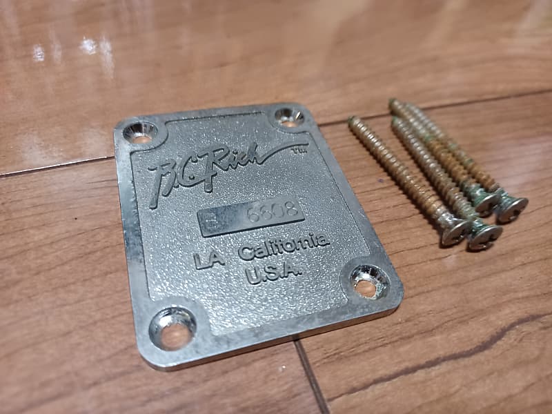 B.C. Rich Neck Plate 1989 | Reverb