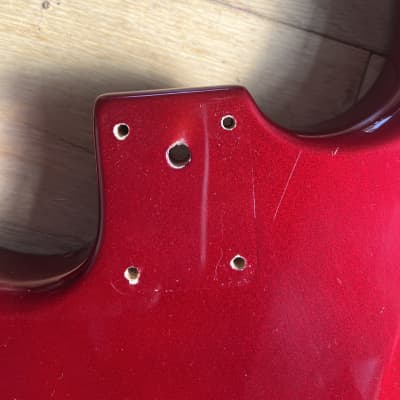 Aria S or Superstrat Type Body 2004 Candy Apple Red | Reverb