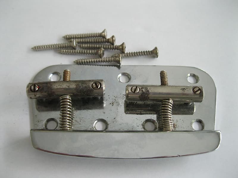 Fender 1970's FENDER Musicmaster Bass BRIDGE Original Vintage | Reverb