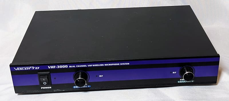 VocoPro VHF-3000 Dual Microphone System - Black | Reverb