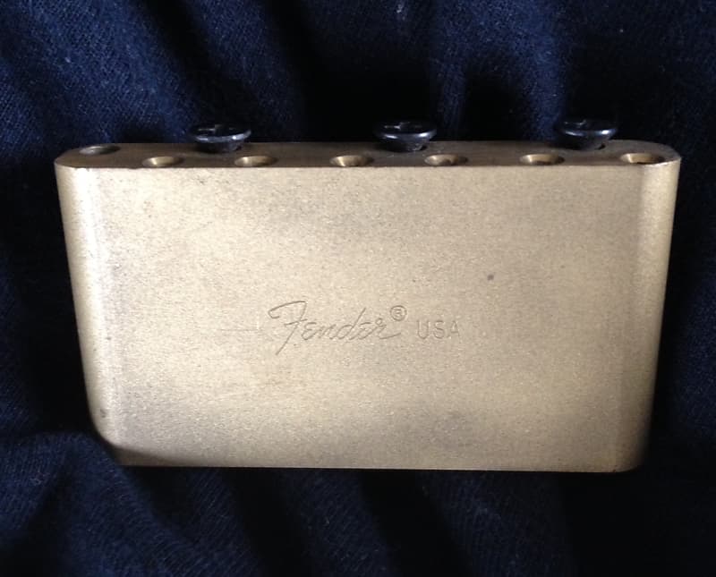 Fender Stratocaster Tremolo Block from 1978 - 100% | Reverb Canada