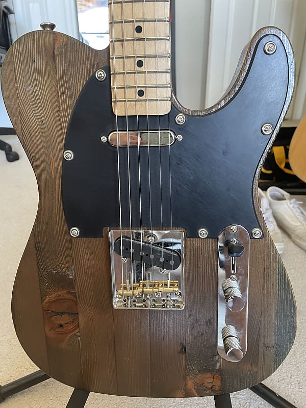 Fender Partscaster Telecaster Reclaimed Wood | Reverb