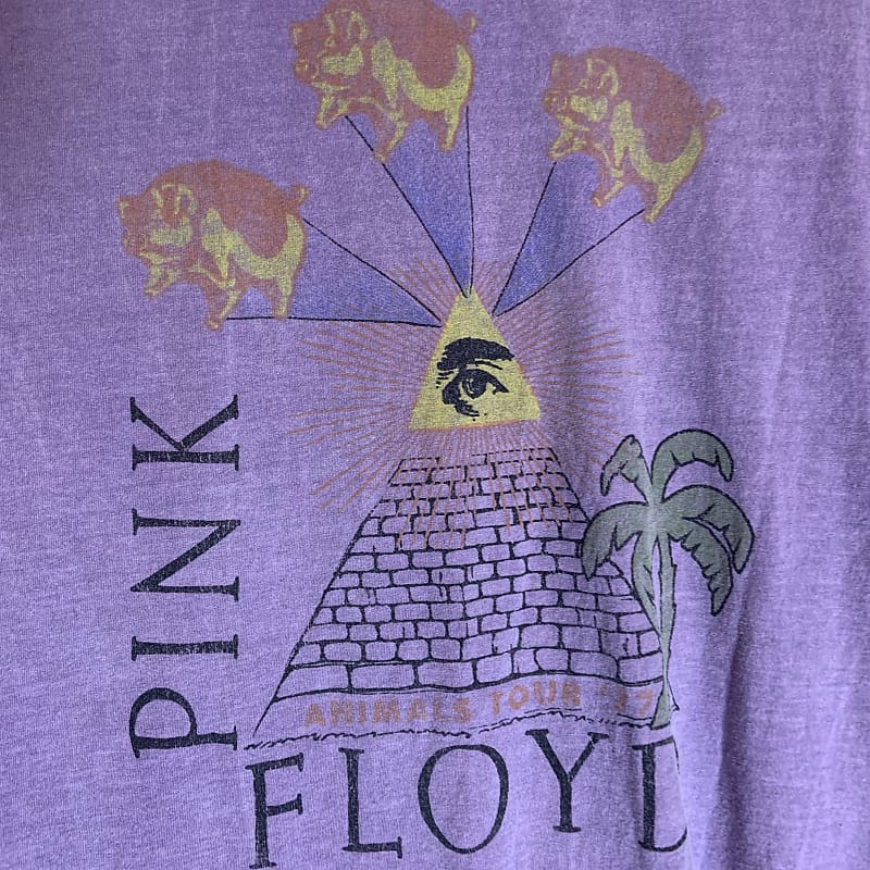 Pink Floyd medium Purple graphic preowned tshirt | Reverb