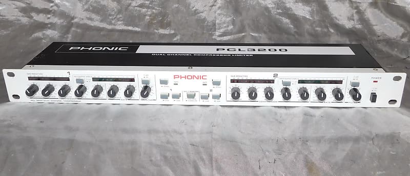 Phonic PCL3200 dual channel compressor limiter | Reverb