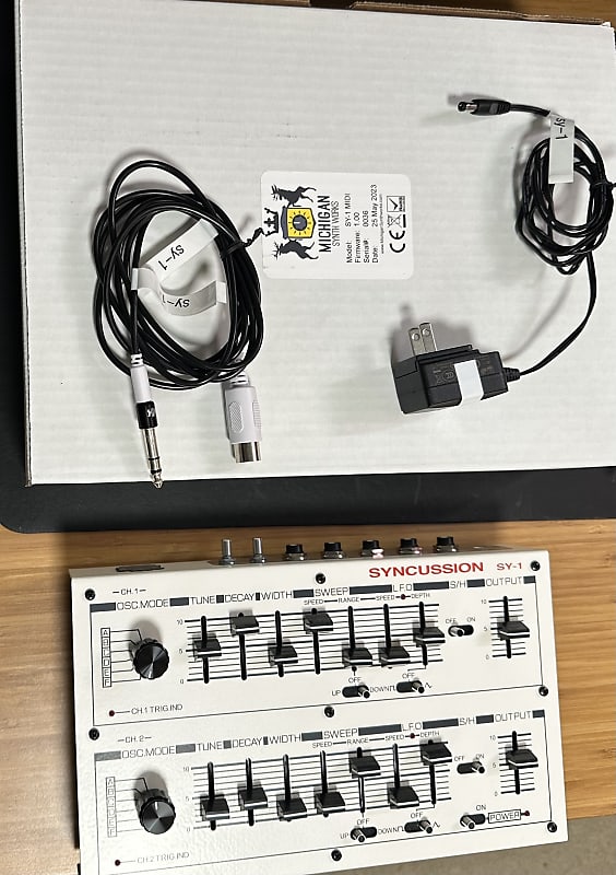 Michigan Synth Works Syncussion SY-1 Analog Drum Synthesizer | Reverb