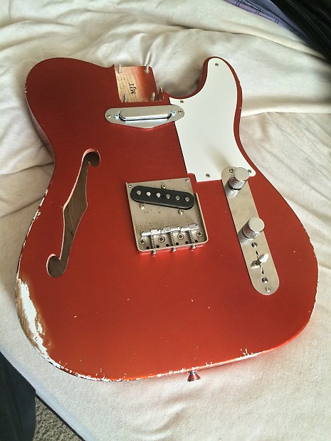 MJT Thinline Relic'd Telecaster Body | Reverb