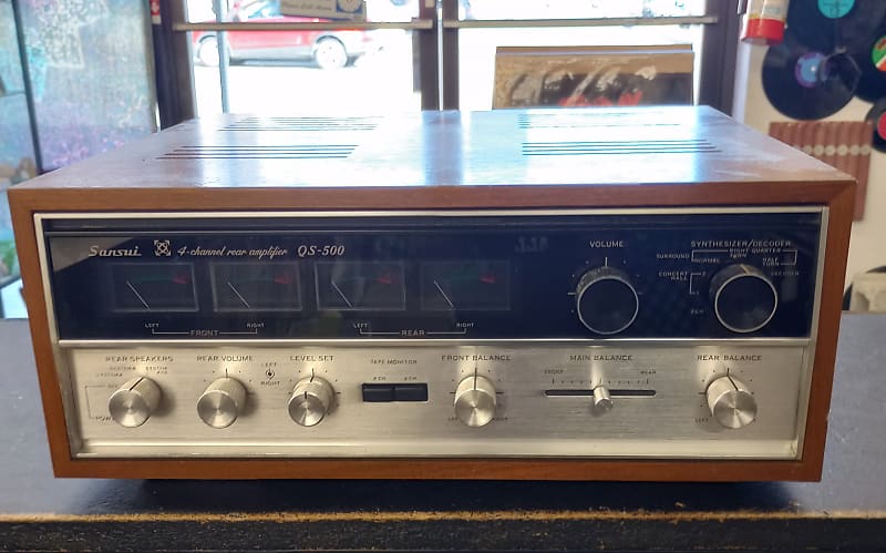 Sansui QS 500 4 Channel Rear Amplifier 1970s | Reverb