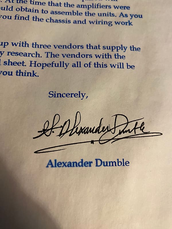 Dumble Overdrive Special 1990's Cabinet Letters From | Reverb