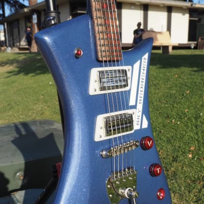Motander Guitars Sky Scorcher 2022 Blue Metal Flake | Reverb