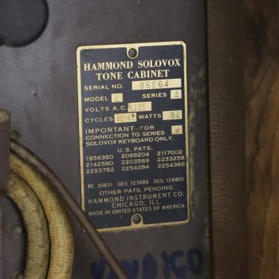 1950s Hammond Solovox Model L Vintage Analog | Reverb Deutschland