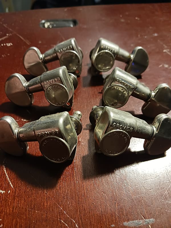 Grover Patent Pending Flat Back "Futura" Rotomatic Tuners | Reverb