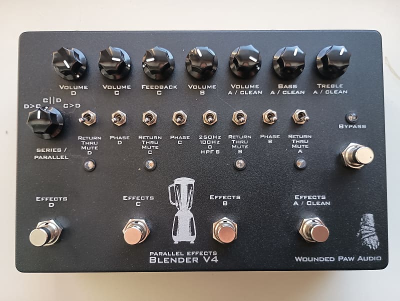 Wounded Paw Audio Blender V4 2010s - Black | Reverb