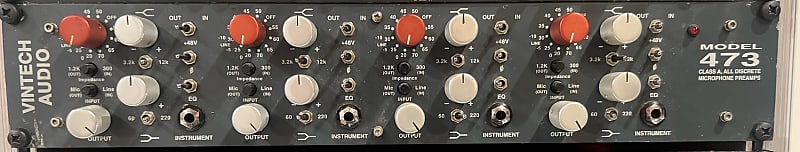 Vintech Audio 473 4-Channel Mic Pre EQ with PSU | Reverb