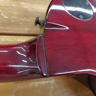 ESP LTD EC400 Trans Red electric guitar with EMG active | Reverb