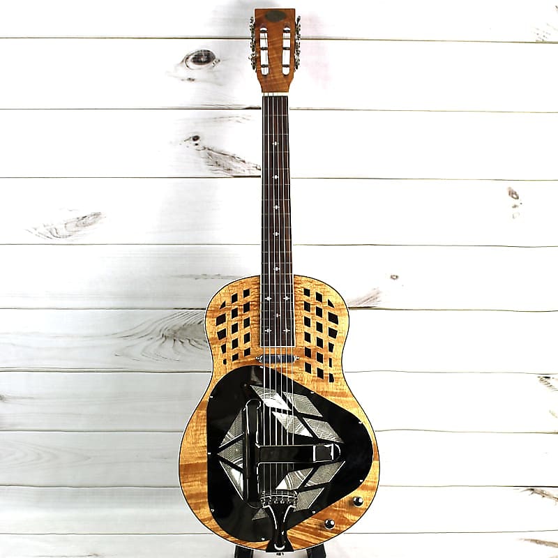 Royal Triplex Maple Body Square Neck Tricone 2015 - Flamed | Reverb