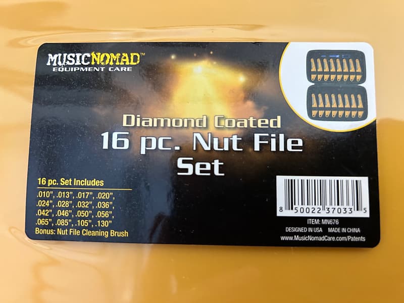 Music Nomad Diamond Coated Nut File Shop Set | Reverb UK
