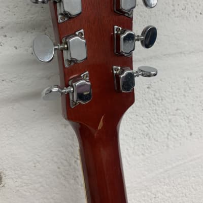 Univox Model 3025 Acoustic Guitar 1970s Sunburst | Reverb