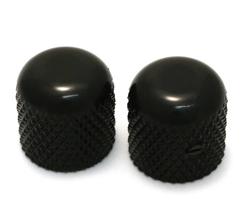 MK-0110-003 (2) Black Vintage Style Dome Knobs USA | Reverb Australia
